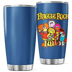 Tumbler Fraggle Steel Rock Tea Office Hot Coffee Stainless Iced Travel Insulated 20 30 Oz