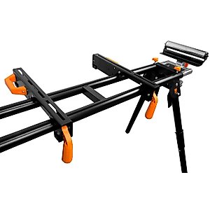 WEN Miter Saw Stand, Collapsible and Rolling with 3 Onboard Outlets (MSA330)