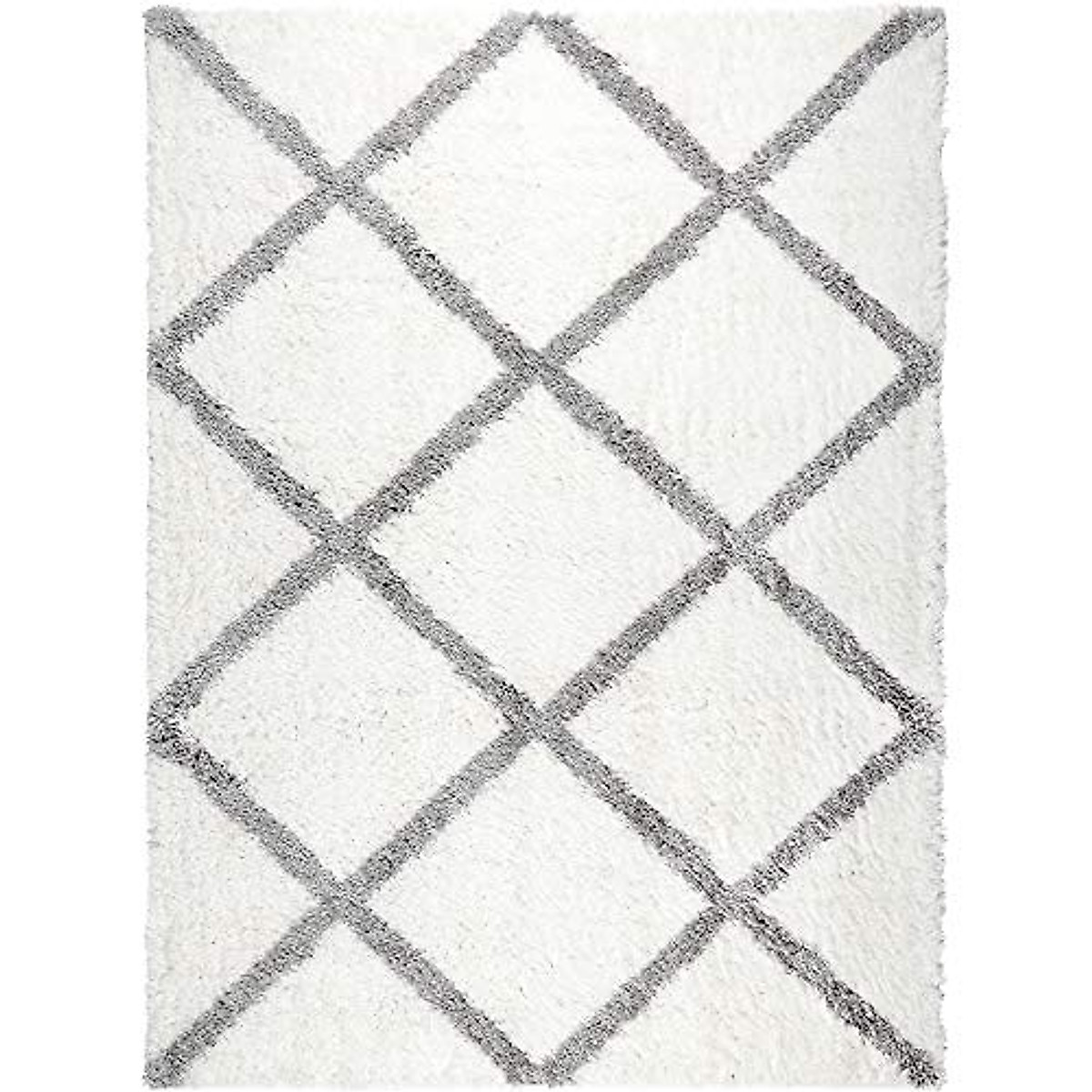 SoHome Carmela Tali Area Rug Ivory/Grey, 7'10"x10'2"