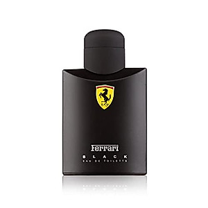 Ferrari Black Eau de Toilette Spray for Men, 4.2 Ounce