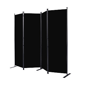Room Divider 6FT Portable Room Dividers and Folding Privacy Screens, 88'' W Fabric Divider for Room Separation, 4 Panel Partition Room Dividers Freestanding Wall Divider Screen for Dorm Studio Office