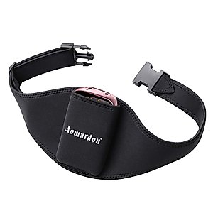 Mic Belt for Fitness Instructors,Vertical Microphone Transmitter Carrier Belt for Fitness Class,Public Speaking,Theatre,Pilates Teachers,Spin Yoga(1 Pack)