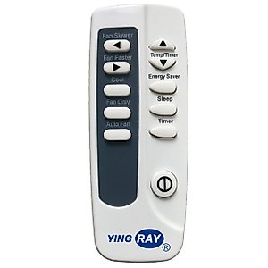 YING RAY Replacement for Frigidaire Window Air Conditioner Remote Control Model FFRA06L2S1 FFRA06L2S10 FFRA06L2S11 FFRA08L2S1 FFRA08L2S10 FFRA08L2S11 FFRE05W3Q1 FFRE05W3Q10 FFRE05W3Q11