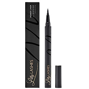 Lilly Lashes Power Liner (Black), 2 in 1 Eyeliner and Lash Adhesive, All Day & Waterproof Eyeliner, Smudgeproof Eyeliner & Natural Adhesive
