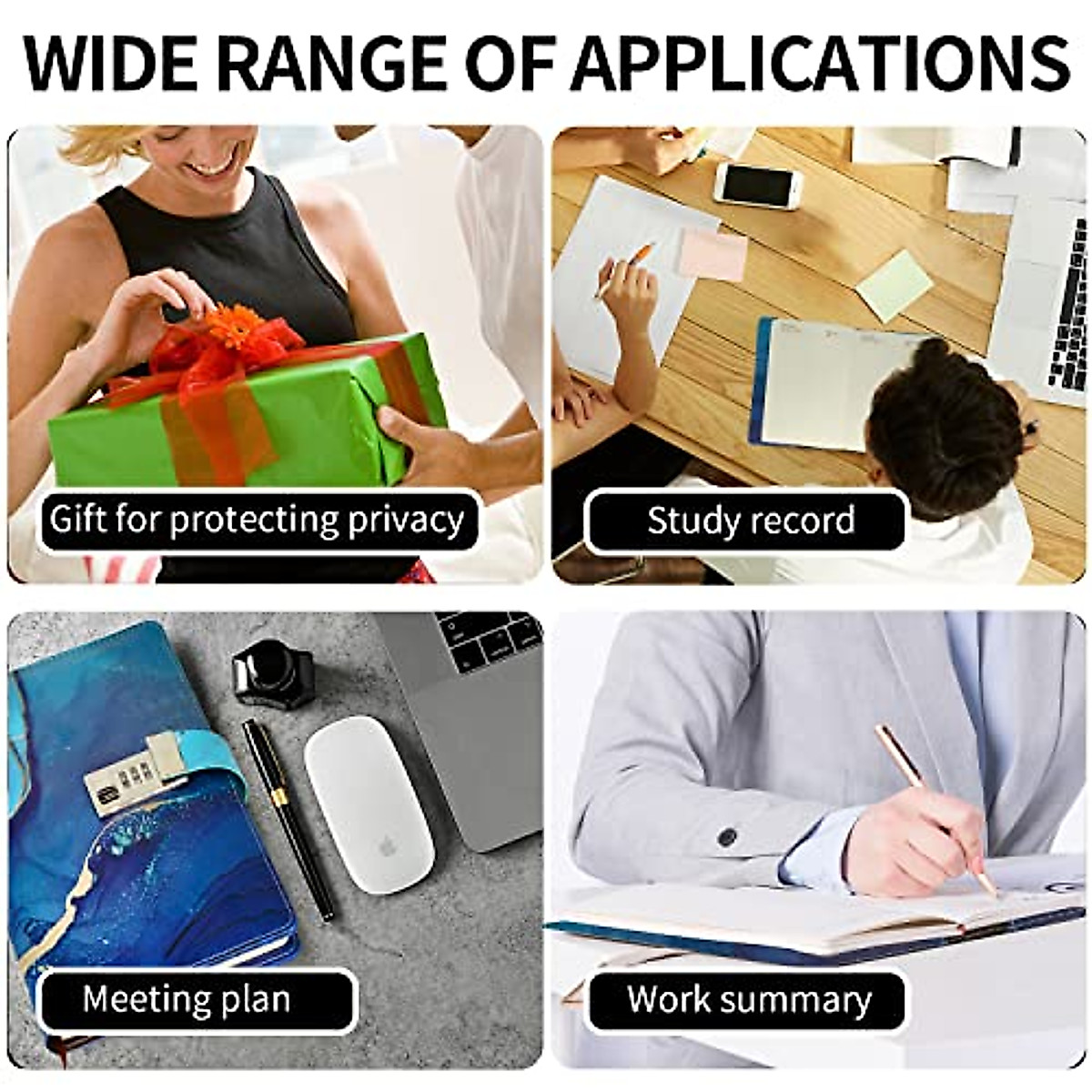 Diary with Lock for Girls and Women 240 Pages Adorezyp Notebook for Girls ages 8-12 - Kids Journals for Writing, Self-Expression & Creativity– Journal with Lock Includes Leather Journal Notebook, Combination Lock (Blue)