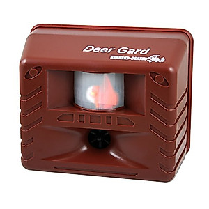 Bird-X Deer Gard Ultrasonic Motion-Activated, Covers 4,000 sq. ft.