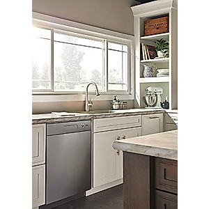 Moen Arbor Spot Resist Stainless One-Handle Pulldown Kitchen Faucet with Sprayer and a Reflex Docking System, Kitchen Sink Faucet Featuring Power Boost for a Faster Clean, 7594SRS