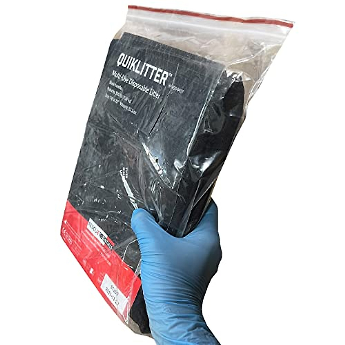 The Original Rescue Essentials Brand QuikLitter, Black Nylon Handles, Non-Woven Fabric, 500 Lb Rated, Low Cost, Disposable for Patient Transfer, Casualty Evacuation