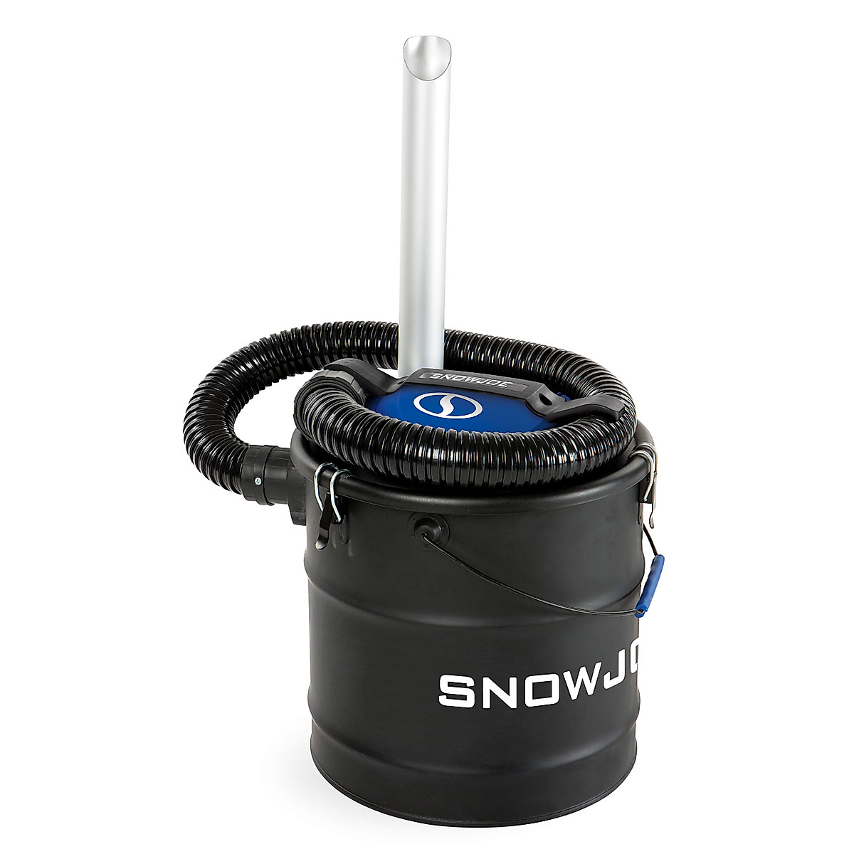 Snow Joe ASHJ201 4.8-Gallon 4-Amp Ash Vacuum w/Metal Storage Tank, Hose, Filters, Cord Organizer and PowerSmith PAAC302 Ash Vacuum Deep Cleaning Kit