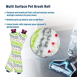 2306A,1785A Replacements Brush Roller & Filters Set Compatible with Bissell Crosswave 1785 2306 2551 Series Wet Dry Vacuum Cleaner