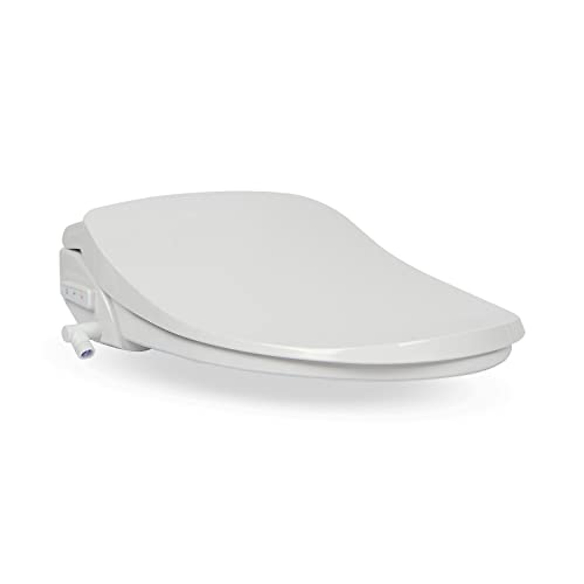 ALPHA BIDET iX Hybrid Bidet Toilet Seat in Elongated White | Endless Warm Water | Stainless Steel Nozzle | 4 Wash Functions | LED Nightlight | Warm Air Dryer | Wireless Remote | Oscillation and Pulse
