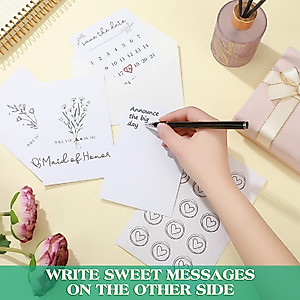 Jutom 28 Pcs Funny Bridesmaid Proposal Card Set, Include 8 Will You Be My Bridesmaid, 2 Will You Be My Maid of Honor, 2 Matron of Honor, 2 Flower Girl and 14 Envelopes for Wedding Bridal Shower