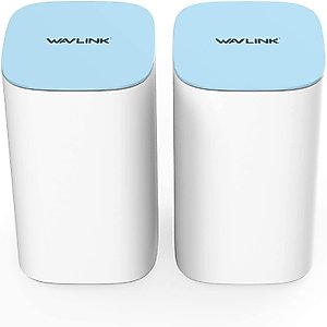 WAVLINK Whole Home Mesh WiFi System -Tri-Band AC3000 Router & Extender Replacement Covers up to 5,000 sq. ft., 2-Pack Includes 1 Router & 1 Extender