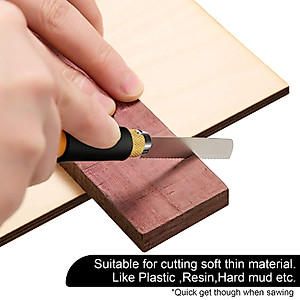 Roadiress Hobby Razor Set with Only Three Saw-Blades for DIY Cutting Handheld Saw Model Tool Multifunction Craft Blades