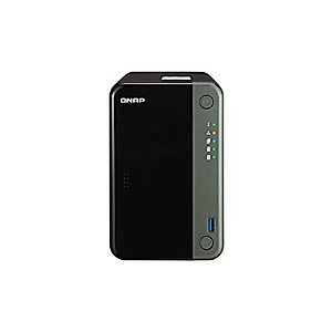 QNAP TS-253D-4G 2 Bay NAS for Professionals with Intel® Celeron® J4125 CPU and Two 2.5GbE Ports (TS-253D-4G-AMZ-US)