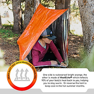 Ready Shelter Tube Tent 3.0-2 Person Tent, Survival Tent, Emergency Shelter - Ideal Survival Gear and Equipment - Emergency Survival Tent Shelter - Tent for Camping