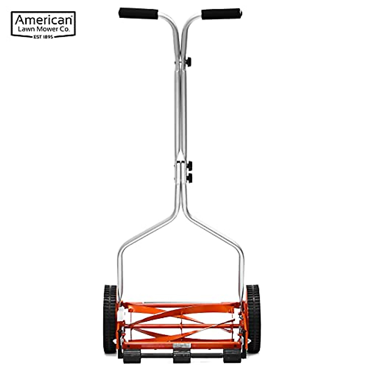 American Lawn Mower Company 1204-14 14-Inch 4-Blade Push Reel Lawn Mower, Red