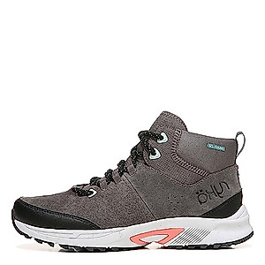 Ryka Women's Summit Mid Hiking Boot Black/Grey 10 M