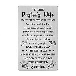 Gezxin Pastor's Wife Appreciation Gifts for Women- Gifts for Pastors Wife Appreciation Day Birthday Ideas- Anniversary Christmas Valentines Day Easter Presents