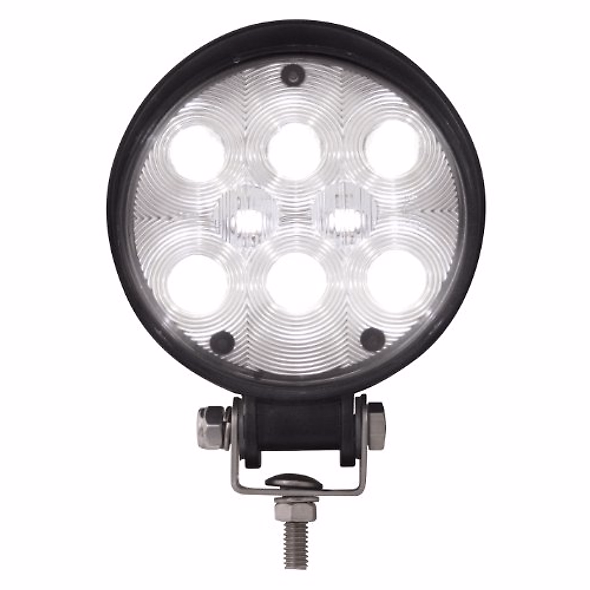Grand General (76350) 4.5" Round High Intensity 8-LED Work Light with Dual 12/24 Voltage