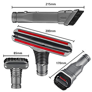 isinlive Motorhead Replacement for Dyson V6 DC30 DC31 DC34 DC35 DC39 DC41 DC44 DC45 DC52 DC58 DC59 DC61 DC62 DC63 DC74 Attachments Home Cleaning Tools Brush Kit