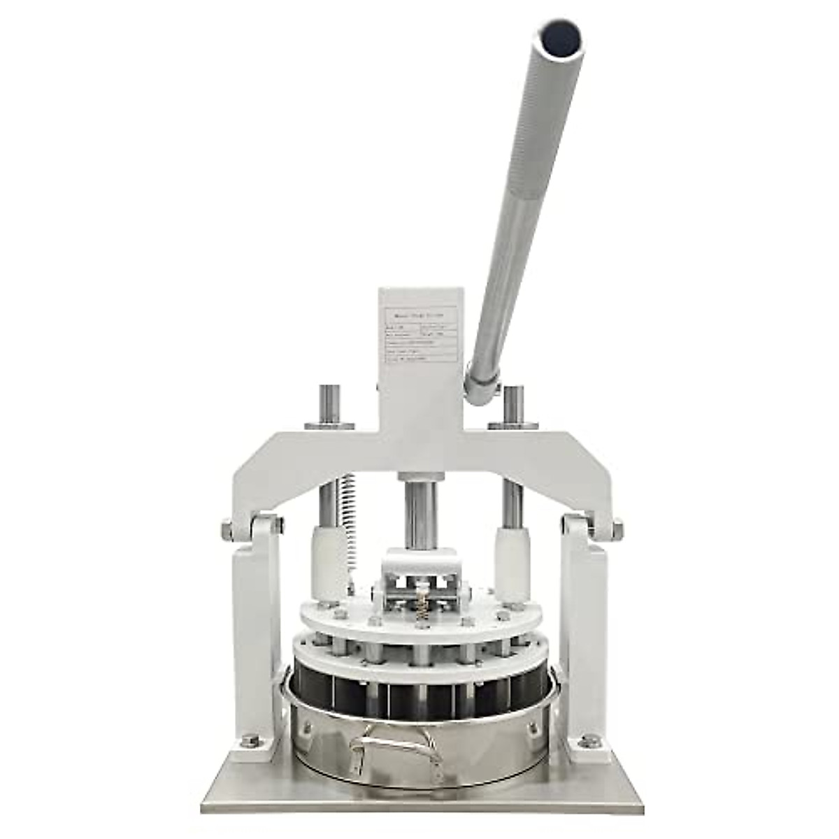 TECHTONGDA Commercial Dough Divider Rounder Machine Desktop 12PCS Manual Dough Cutter Hydraulic Bread Bakery Lump Spacer Dough Dividing Machine 90-480g/pcs