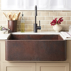 Native Trails CPK294 Farmhouse 30 Kitchen SInk in Antique Copper