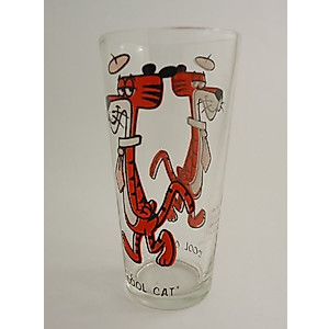 Pepsi Collector Series Glass, Cool Cat 1973