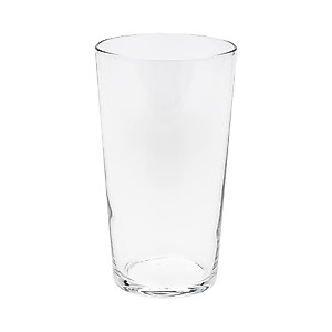 Restaurantware Sumi 19 Ounce Beverage Glasses Set of 6 Fine-Blown Large Drinking Glasses - Tempered Glass Water Glasses Water Juices Or Sodas For Restaurants or Homes