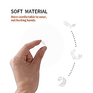 Ring Size Adjuster for Loose Rings - 60Pack, 2 Styles, Ring Guard, Ring Sizer, 10 Sizes Fit for Man and Woman Ring