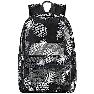 CAMTOP Mesh Backpack for Girls Semi-TransparentSee Through Sturdy Bookbag Casual Daypack for School Beach Swim Work Gym