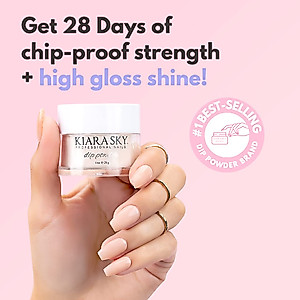Kiara Sky Professional Nails, Nail Dipping Powder 1 oz. - Pink Tones (Chit Chat)