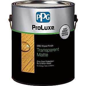 PPG ProLuxe Gallon Cetol SRD Exterior Wood Finish Translucent - Cedar 077 Y