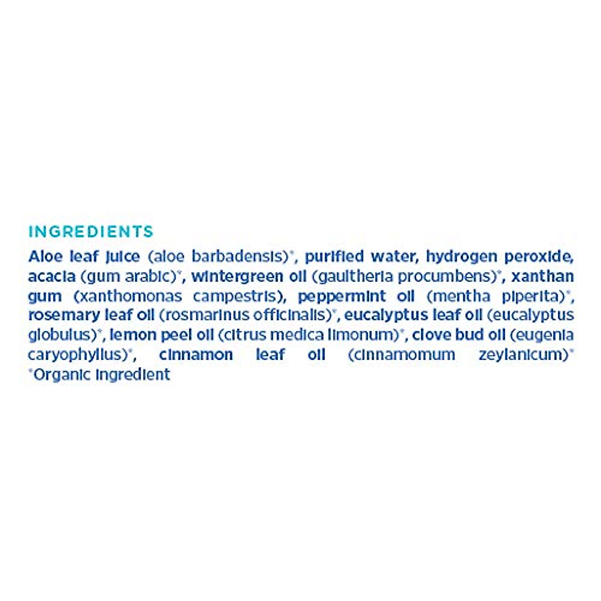 Essential Oxygen Certified BR Organic Brushing Rinse, All Natural Mouthwash for Whiter Teeth, Fresher Breath, and Happier Gums, Alcohol-Free Oral Care, Wintergreen, 16 Ounce