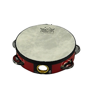 Remo Fiberskyn Tambourine - Quadura Deep Red, 6"