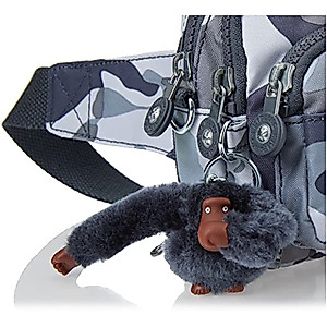 Kipling Womens Women's Merryl 2-in-1 Convertible Bag, Removable Shoulder Strap, Nylon Crossbody Bag, Cool Camo Grey, 7.75 L x 5 H 3 D US