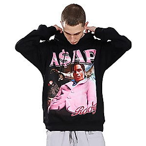 cpfm.xyz Hip Hop Sweatshirts Men's Graphic Pullover Hoodie Hooded Top Black