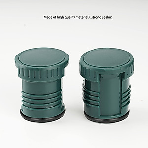 LUAATT Thermos Replacement Stopper,2 Pack Green Water Leakage Prevention Stopper For Stanley Classic Stainless Steel Vacuum Bottle(1.1 QT/1.5QT/2 QT)