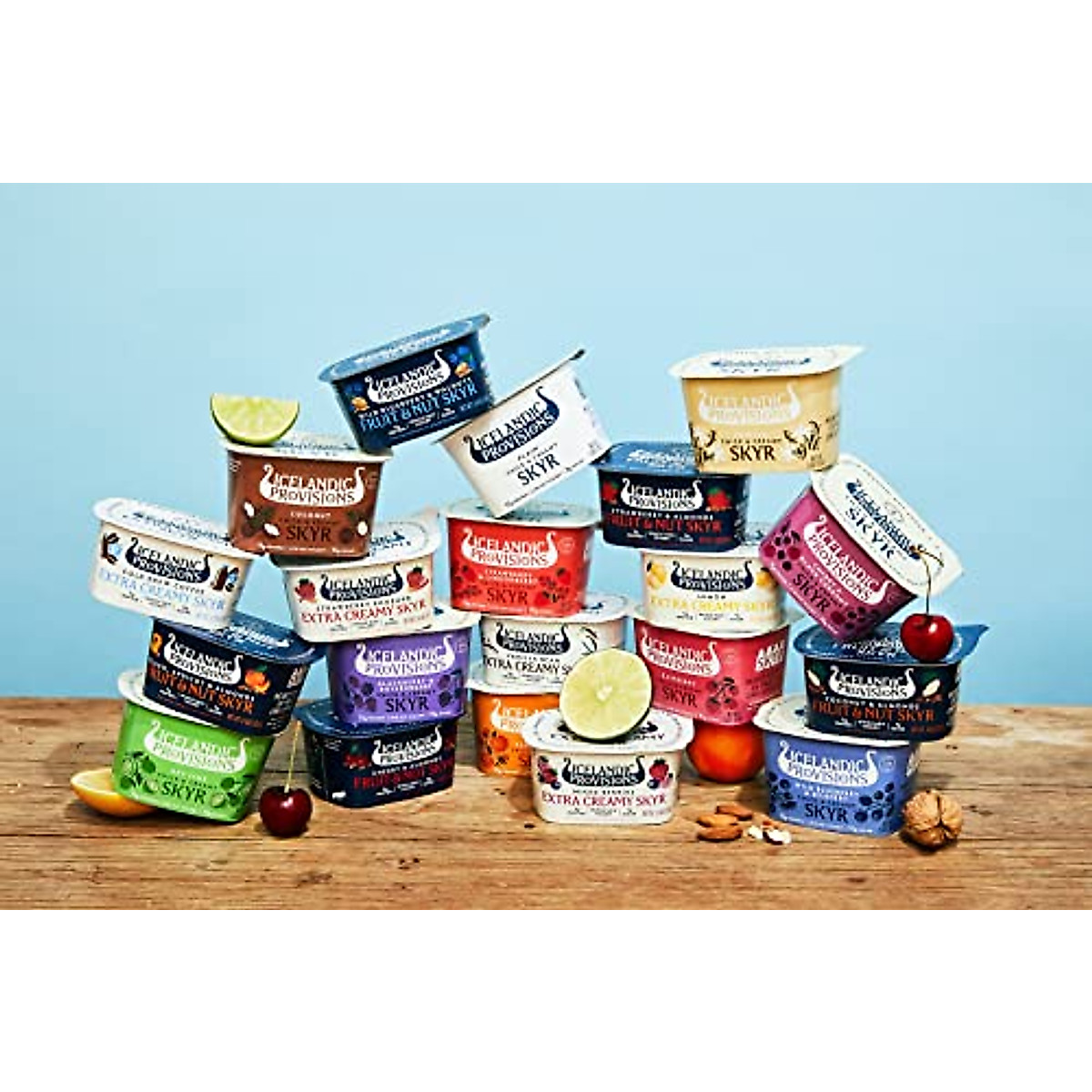 Icelandic Provisions 5.3oz Traditional Skyr Yogurt, Vanilla, Icelandic Cultured Dairy Product With 15g Protein/Serving | Thick & Creamy Texture | More Protein & Less Sugar Than Yogurt