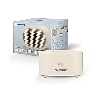 Conair Portable Small Air Purifier, Rechargeable Corded/Cordless, HEPA Air Filter, Air Purifier for Allergies, Dust, Pollen, Odor Control, Home, Bedroom, Dorm Room, Air Purifier for Small Room