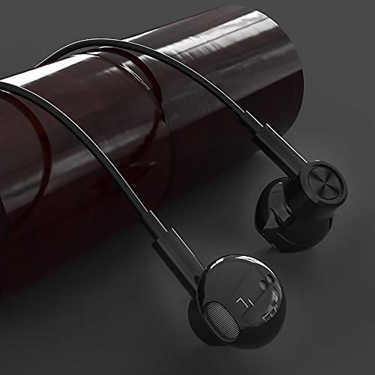 eMorevalue 3.5mm Earbuds Headphones for Galaxy A02S A03S A12 A22 A32 5G A51 A52 A71 A72 / Moto G Pure/OnePlus Nord N10 5G / TCL 20 SE/Nokia X100, Noise Canceling Wired Earphones with Microphone