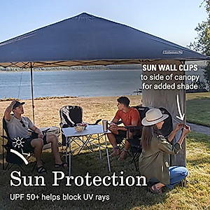 Coleman Oasis Lite Pop Up Canopy with Sun Wall, 10 x 10 Canopy Tent, Portable Shade Tent