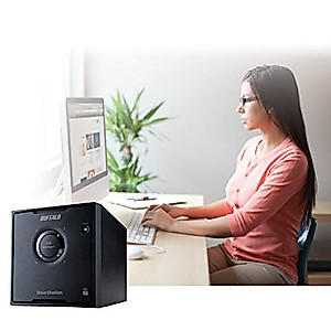 BUFFALO DriveStation Quad 4-Bay 24TB (4x6TB) TAA Desktop External Hard Drive USB 3.2