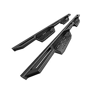 HD Ridez Running Boards Compatible with Ford Ranger 2019-2023 SuperCrew Cab 4-Door Drop Steps Stainless Steel Armor Nerf Bar Side Steps Side Bars