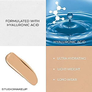 StudioMakeup Flawless Skin Foundation-Honey