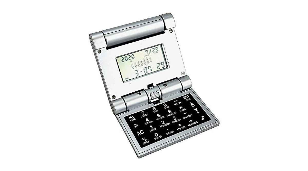 Sweda Travel Alarm Clock - World Time & Calculator