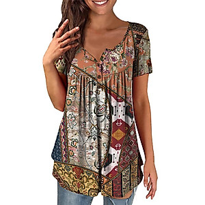 Smocked Shirt Top Kit Ladies Sweatshirt Hoodie Denim Top Button Up Top Vintage Office Cotton Active Tops Women