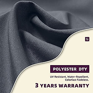 PURPLE LEAF 9' X 12' Patio Umbrella Outdoor Rectangle Umbrella Large Cantilever Umbrella Windproof Offset Umbrella Heavy Duty Sun Umbrella for Garden Deck Pool Patio, Grey