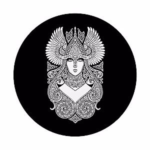 Viking Freyja Symbol - Norse Mythology Goddess PopSockets Swappable PopGrip