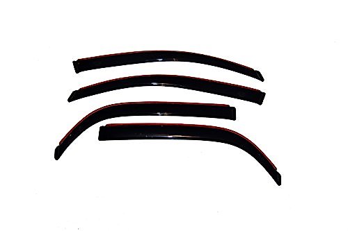 Auto Ventshade [AVS] In-Channel Ventvisor / Rain Guards | Smoke Color, 4 pc | 194319 | Fits 2005 - 2009 Chevrolet Equinox/Pontiac Torrent